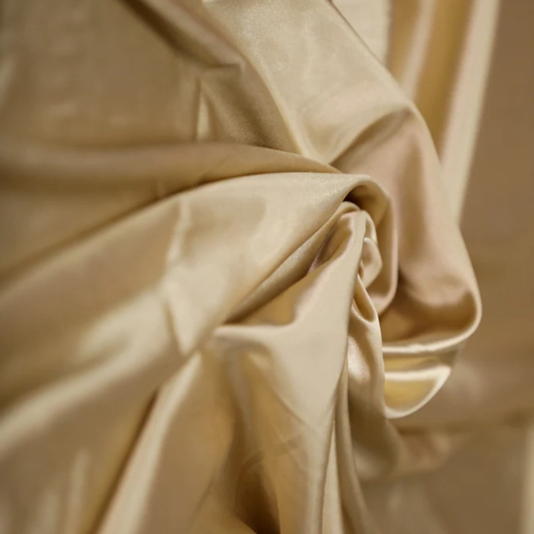 Material textil Satin charmeuse elastic, Imprimeu Uni, 150 x 100 cm ...