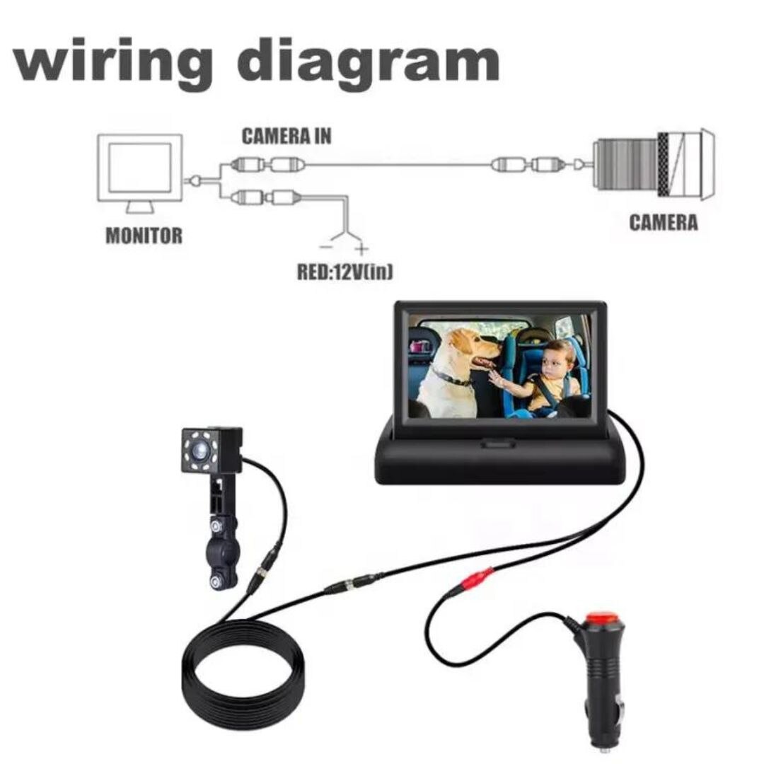 Camera auto cu nightvision pentru monitorizarea copiilor in timpul ...