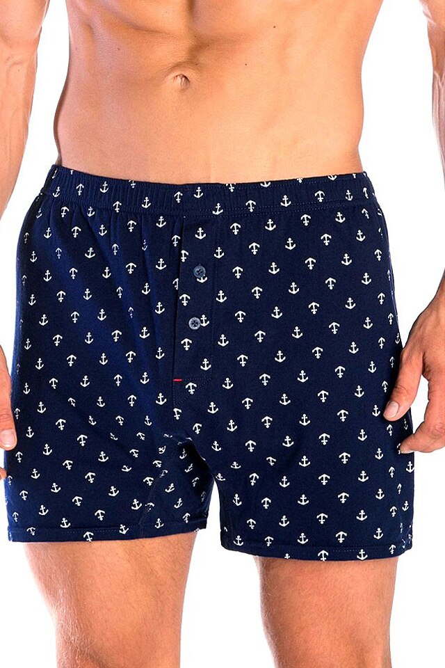 Boxeri set 3 bucati pentru barbati, Sic Moda, Multicolor, Bumbac, L ...