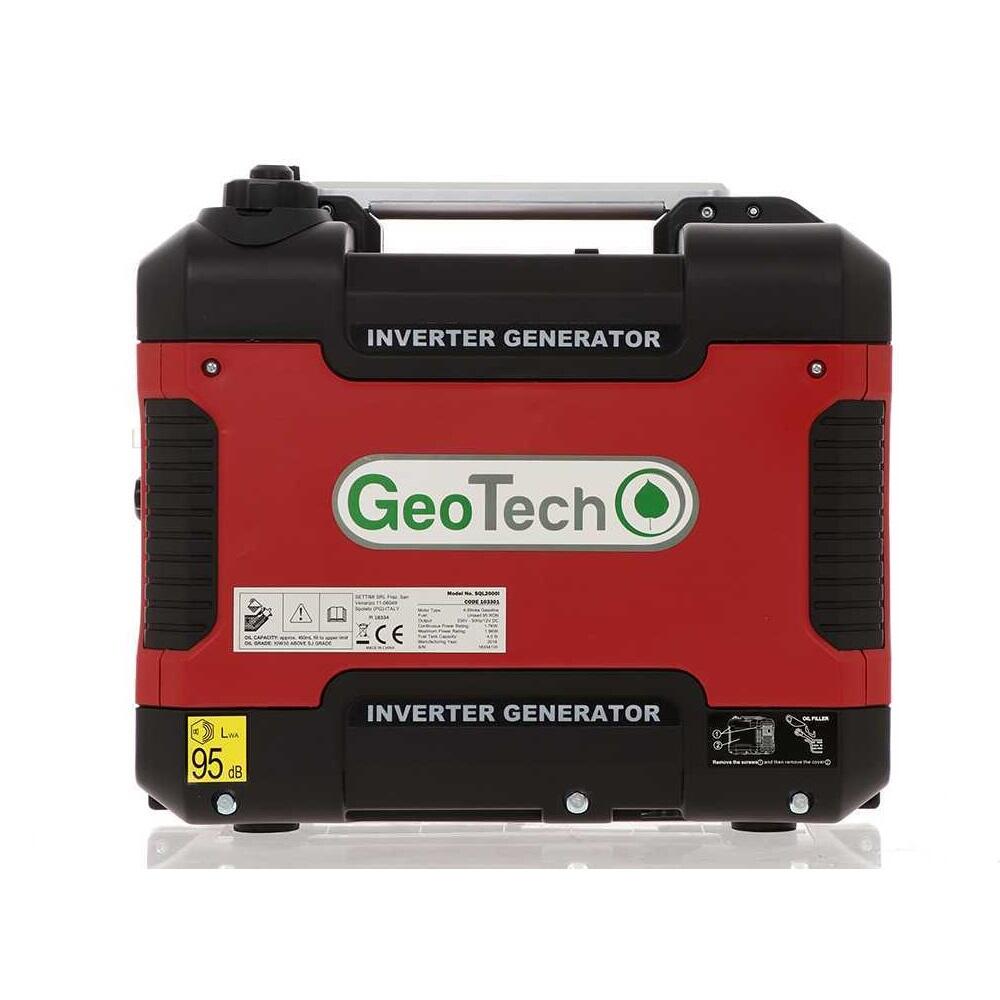 Generator pe benzina tip Inverter GeoTech SQL2000i, 1.7 kW, 4 timpi ...