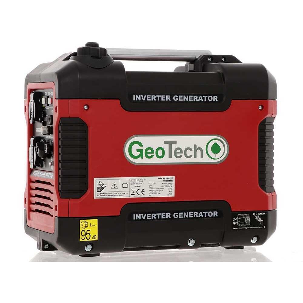 Generator pe benzina tip Inverter GeoTech SQL2000i, 1.7 kW, 4 timpi ...