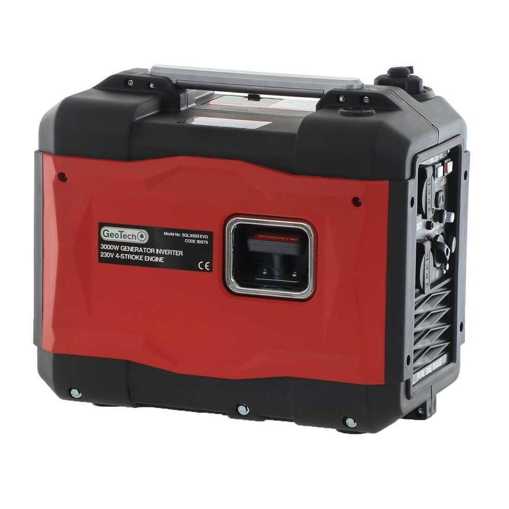 Generator pe benzina tip Inverter GeoTech SQL3000i EVO, 2.7 kW, 4 timpi ...