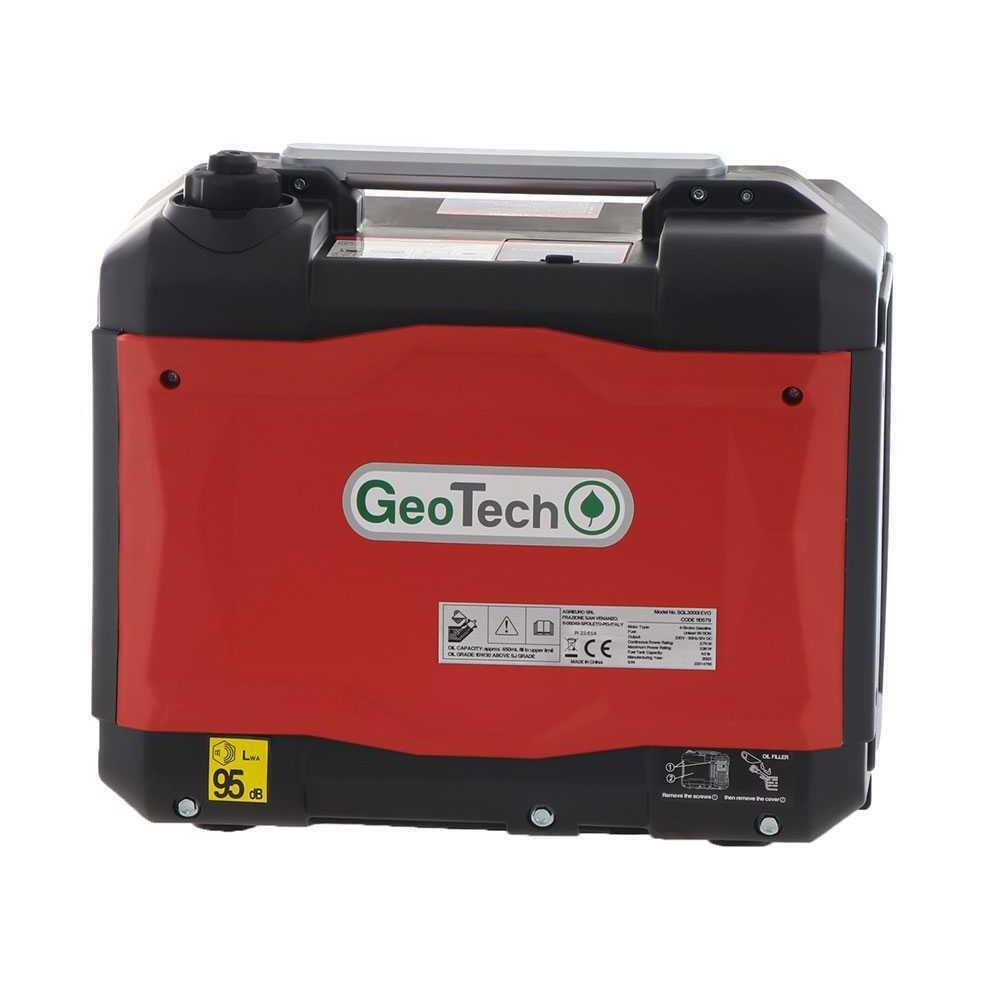 Generator pe benzina tip Inverter GeoTech SQL3000i EVO, 2.7 kW, 4 timpi ...