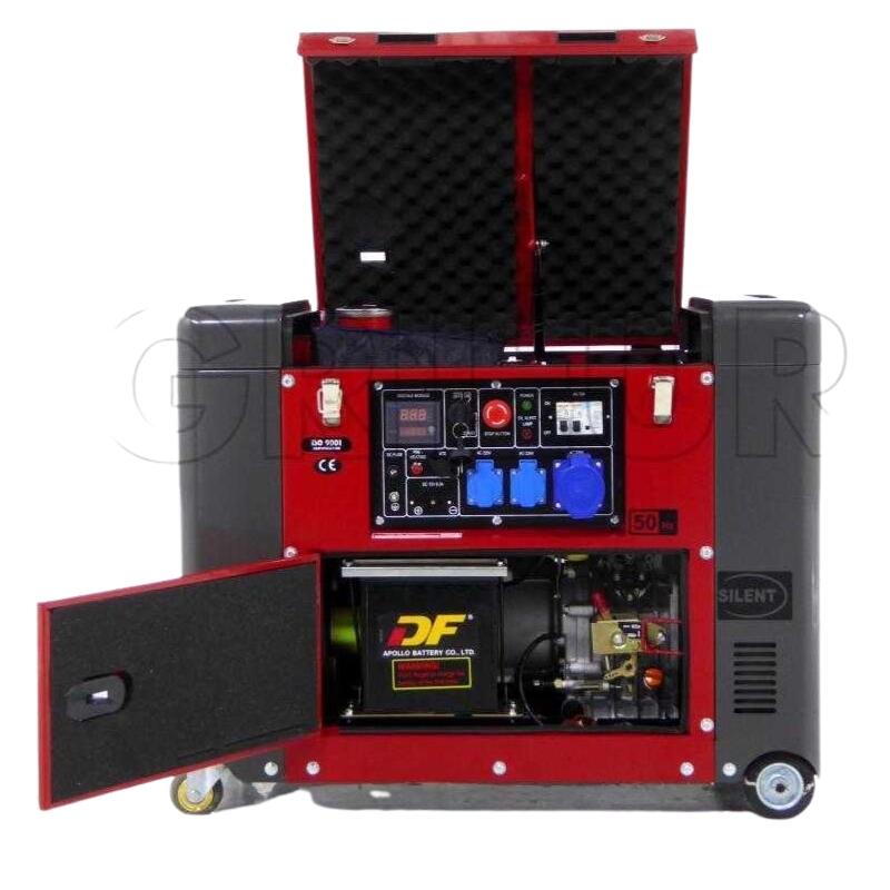 Generator Diesel Super Silent GeoTech Pro DGP 8000SE-3, putere nominala ...