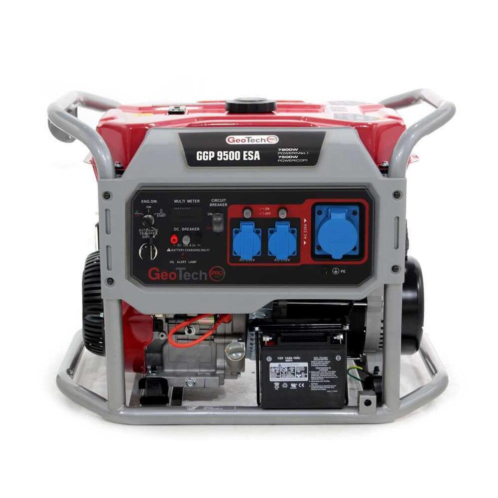 Generator pe benzina GeoTech Pro DGP 9500 ESA, putere nominala 7.5 kW ...