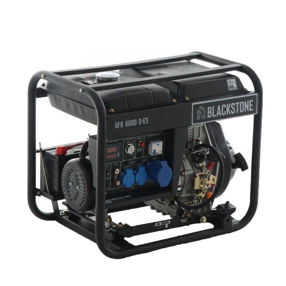 Generator de curent Diesel Blackstone OFB 6000 D-ES, putere nominala 5 ...