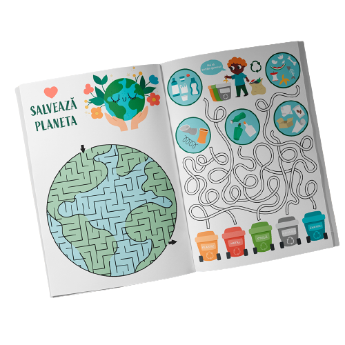 Carte de activitati si exercitii pe tema ecologiei pentru copii - eMAG.ro