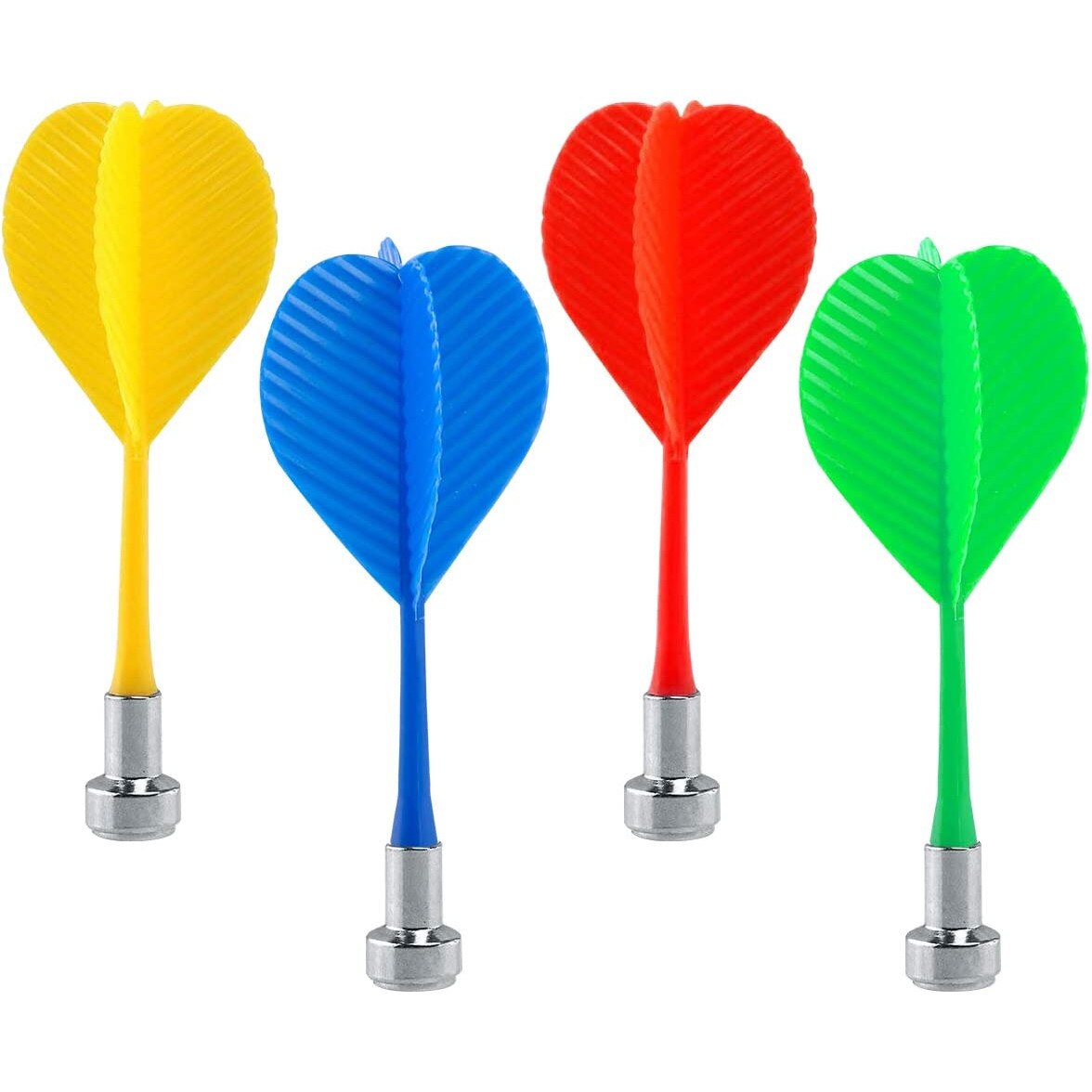 Set 12 sageti darts, Magnetice, 8cm, Multicolor - eMAG.ro