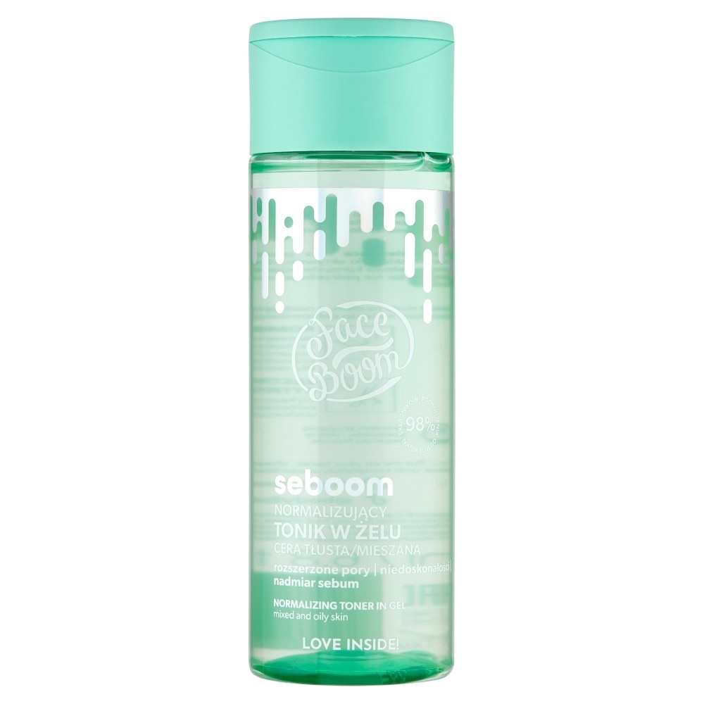 Тонер гел Face Boom Seboom Normalizing, Body Boom, 200 мл - eMAG.bg