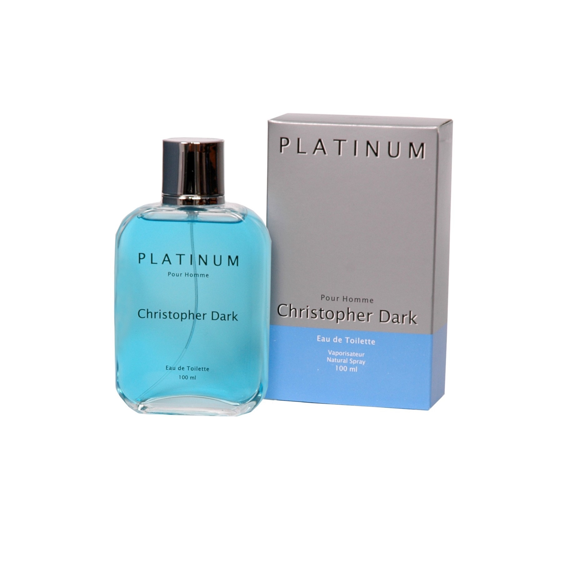 Apa de toaleta barbati Christopher Dark Men Platinum, 100 ml - eMAG.ro