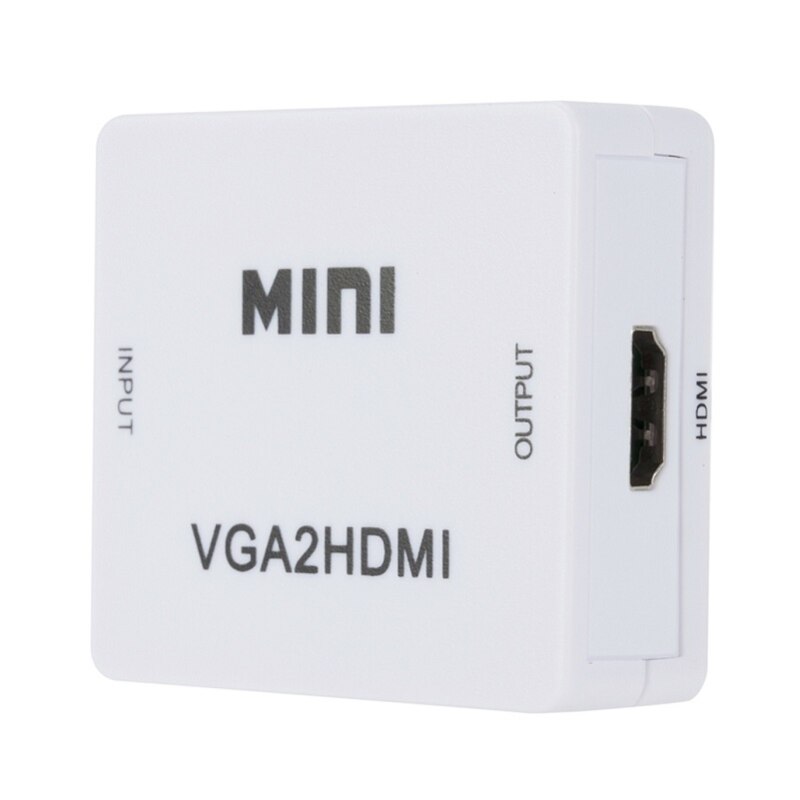 Конвертор на изображение и звук от VGA към HDMI White - eMAG.bg