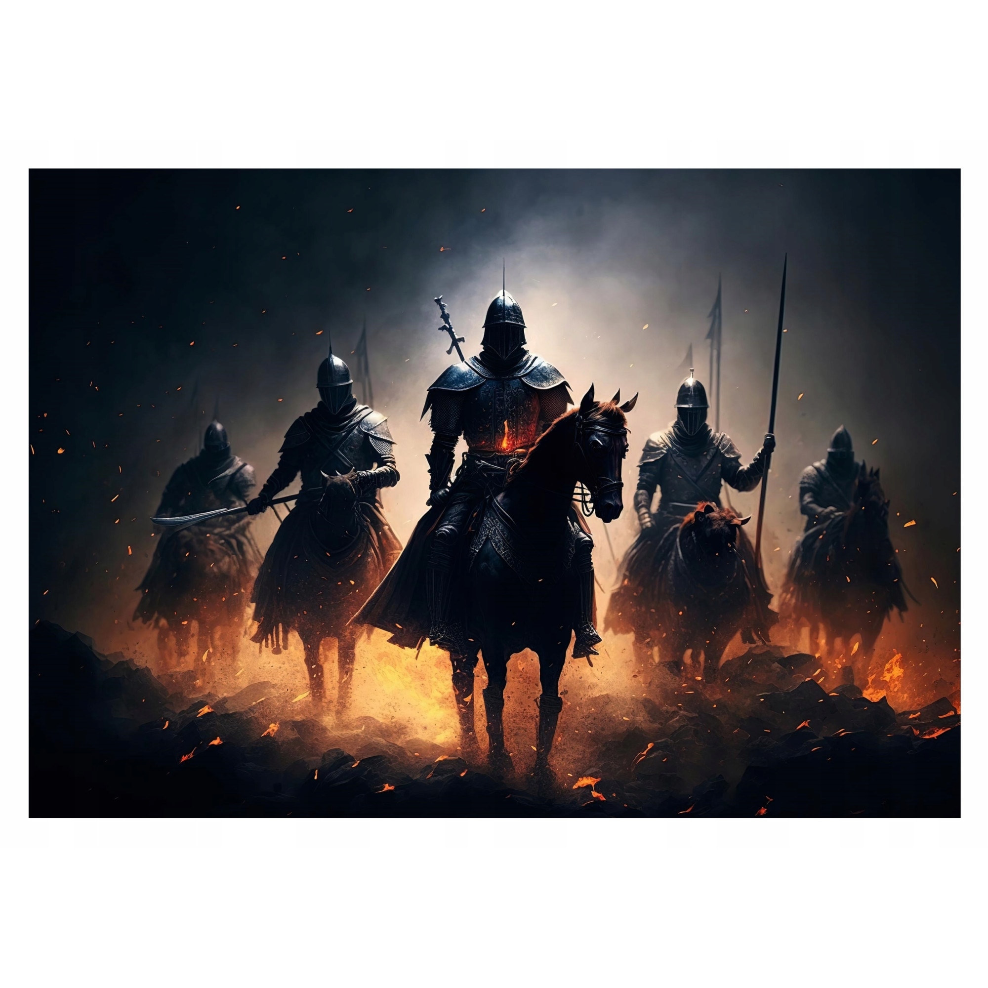 Fototapet Copii Cavalerul Cai 254x184 cm, Vlies Tapet - eMAG.ro