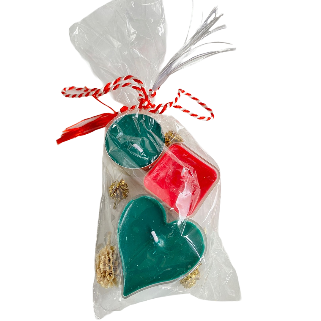 Martisor multicolor, set 3 lumanari - eMAG.ro