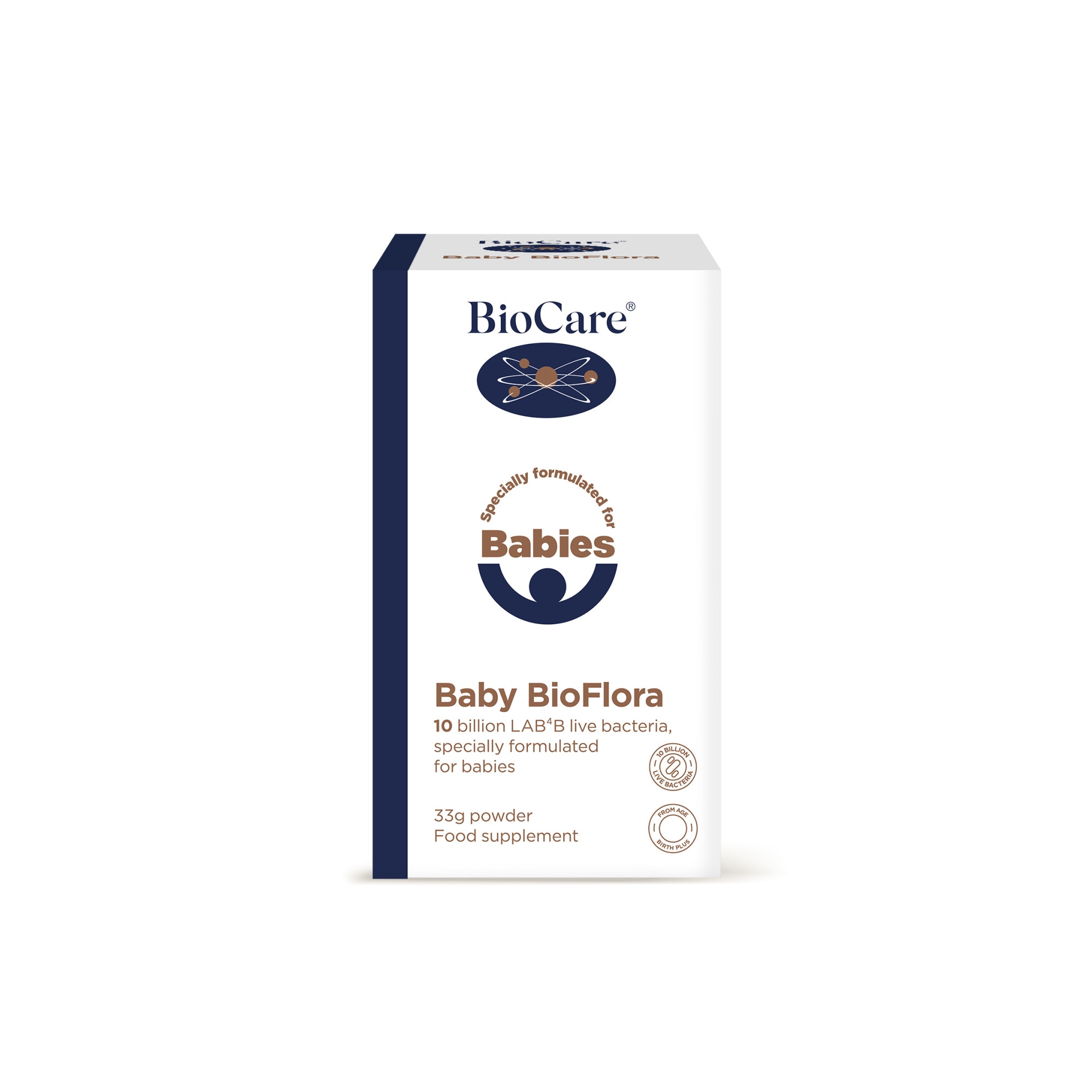 Supliment Alimentar, Probiotic Baby BioFlora, BioCare, 33g - eMAG.ro