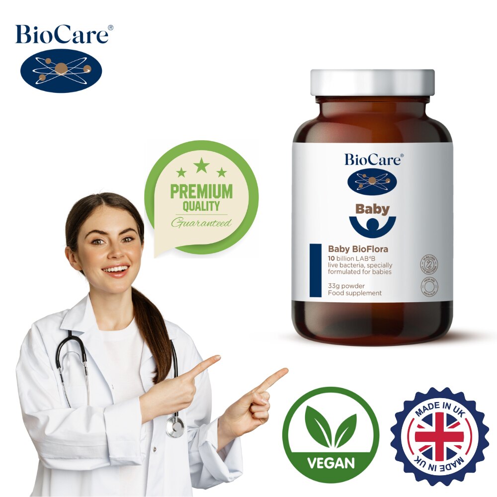 Supliment Alimentar, Probiotic Baby BioFlora, BioCare, 33g - eMAG.ro