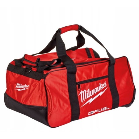 Geanta pentru scule cu roti, Milwaukee, 28 x 35 x 60 cm, Rosu/Negru ...