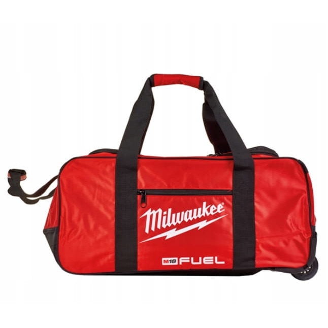 Geanta pentru scule cu roti, Milwaukee, 28 x 35 x 60 cm, Rosu/Negru ...