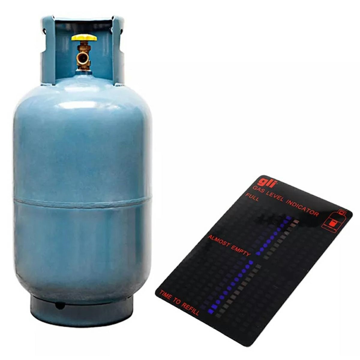 Indicator magnetic al nivelului de gaz rezervor butan GPL, Zola®, negru ...