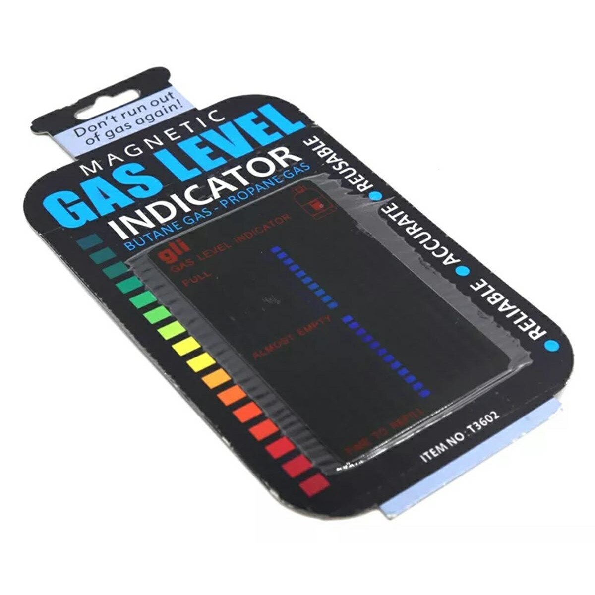 Indicator magnetic al nivelului de gaz rezervor butan GPL, Zola®, negru ...