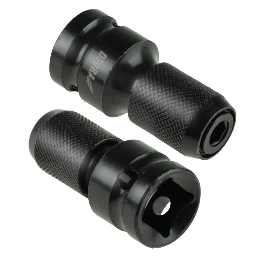 Adaptor de impact, de la 1/2'' la 1/4'' HEX, 38mm, montare rapida bit ...