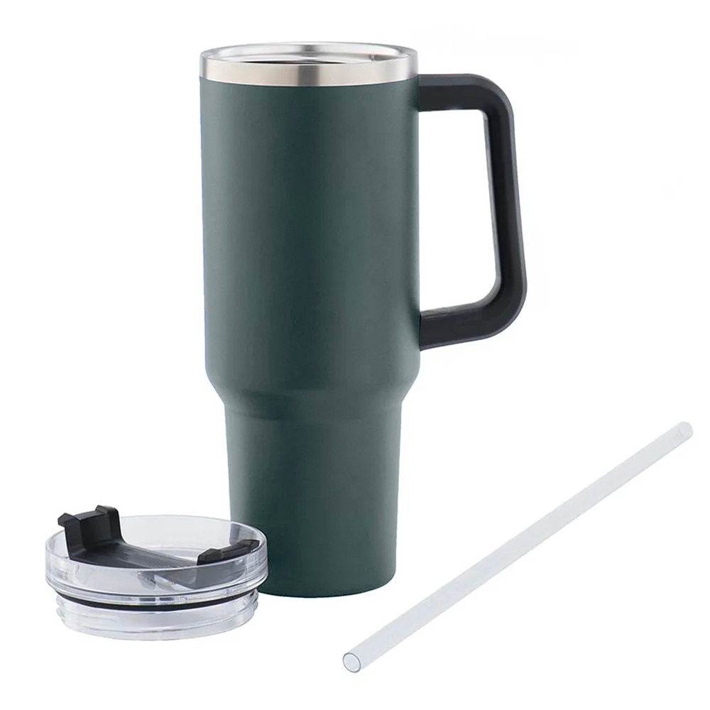 Termosz bögre fogantyúval és szívószállal, Quasar & Co.®, To Go ...