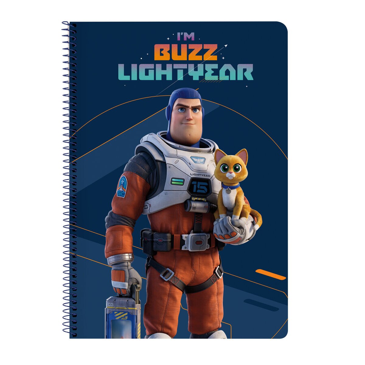 Caiet cu spirala Buzz Lightyear, bleumarin, A4 - eMAG.ro