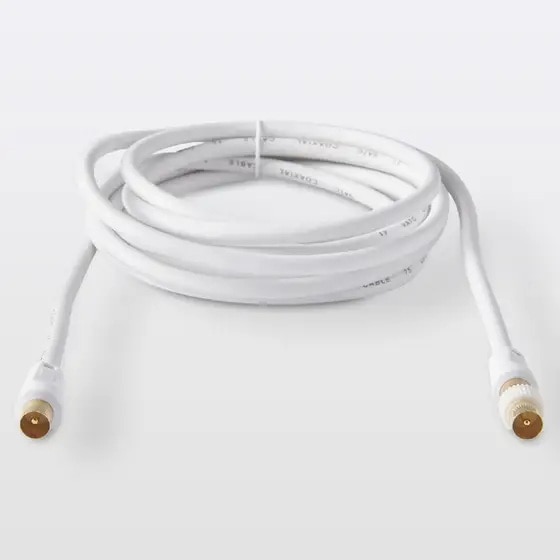 Cablu coaxial conectare TV, Blyss, 3 metri, pentru antene, receptoare ...