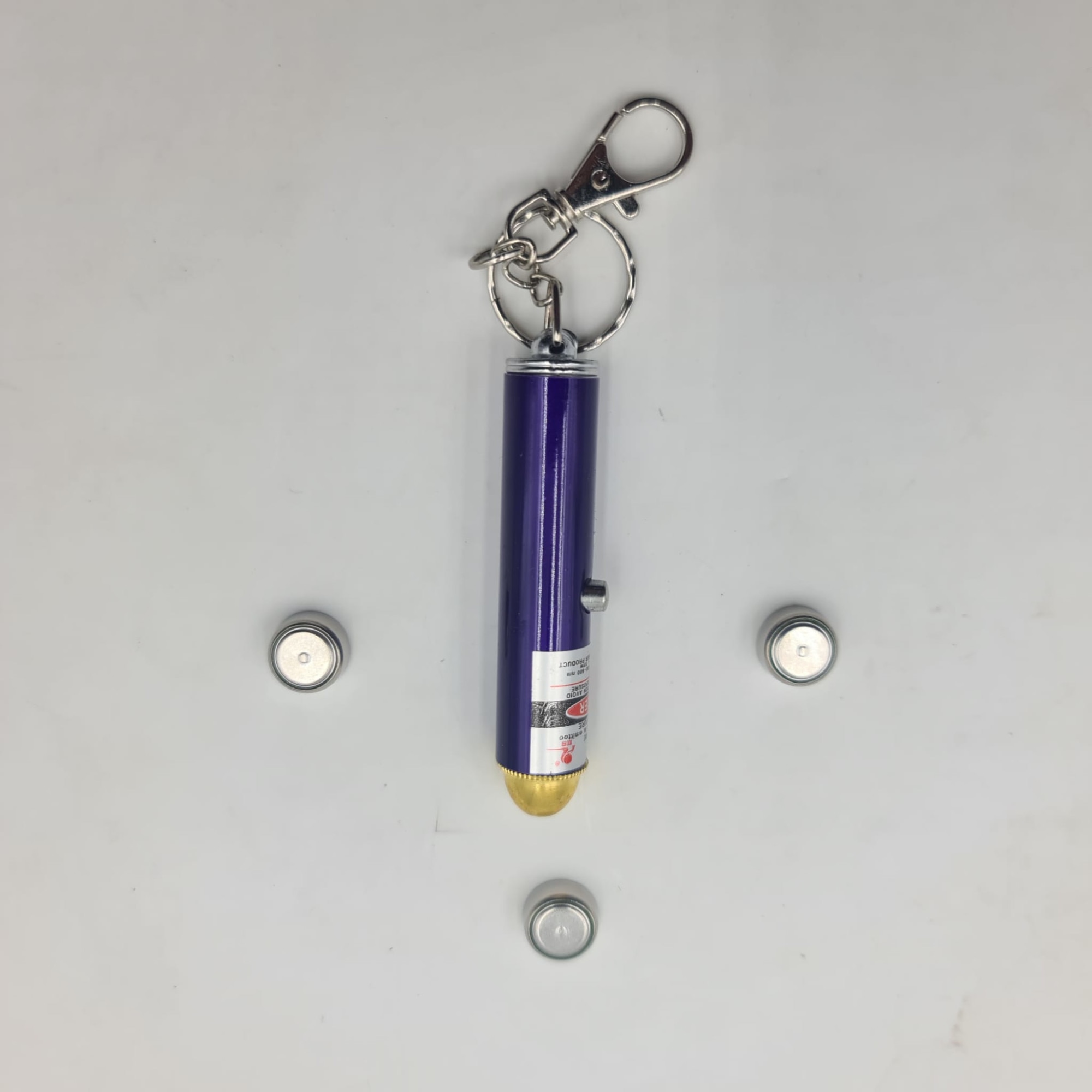 Laser Pointer, Tip Breloc, 12 Capete, Mov, Dalimag - eMAG.ro