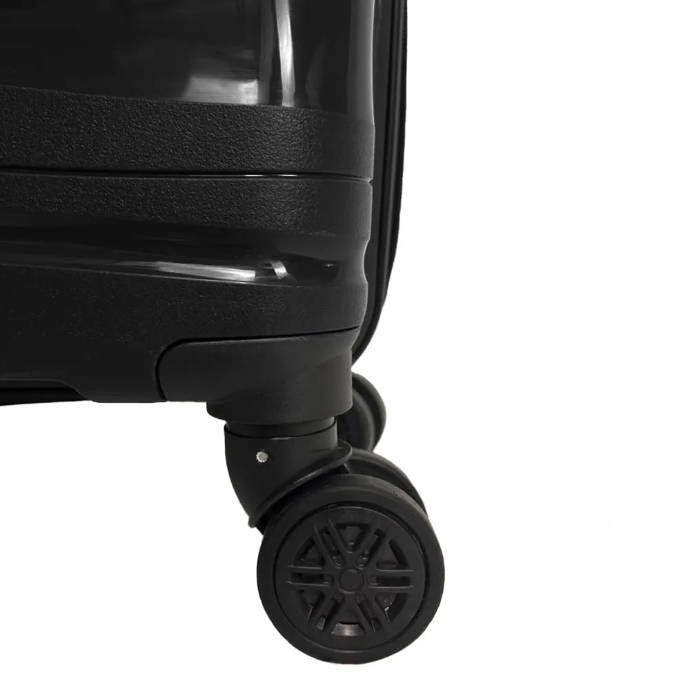 Troler model Waves, 4 roti 360 grade, cifru, maner telescopic ...