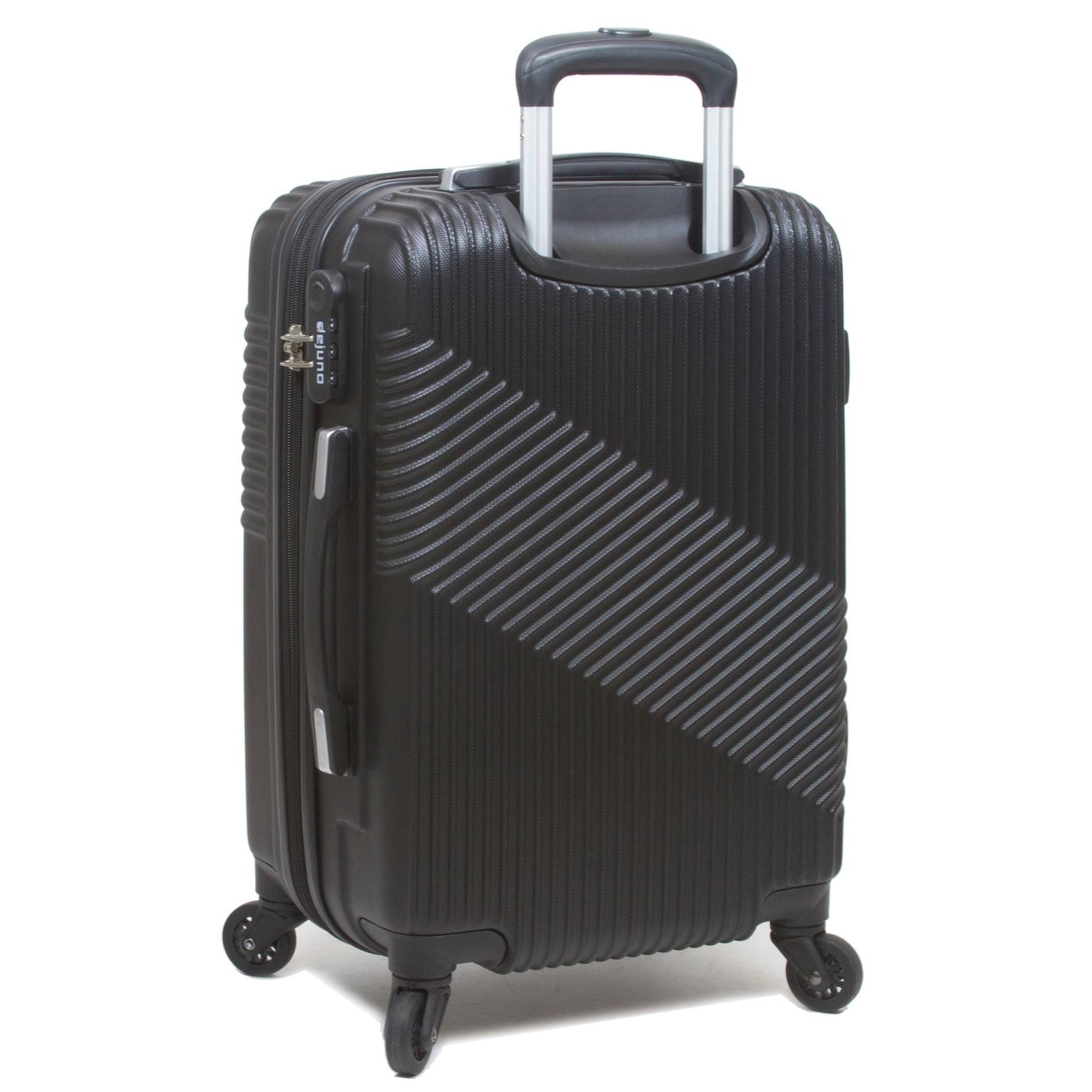 Troler cabina Ryan Air, Wizzair, 40 x 30 x 20 cm, ABS rezistent, Negru ...