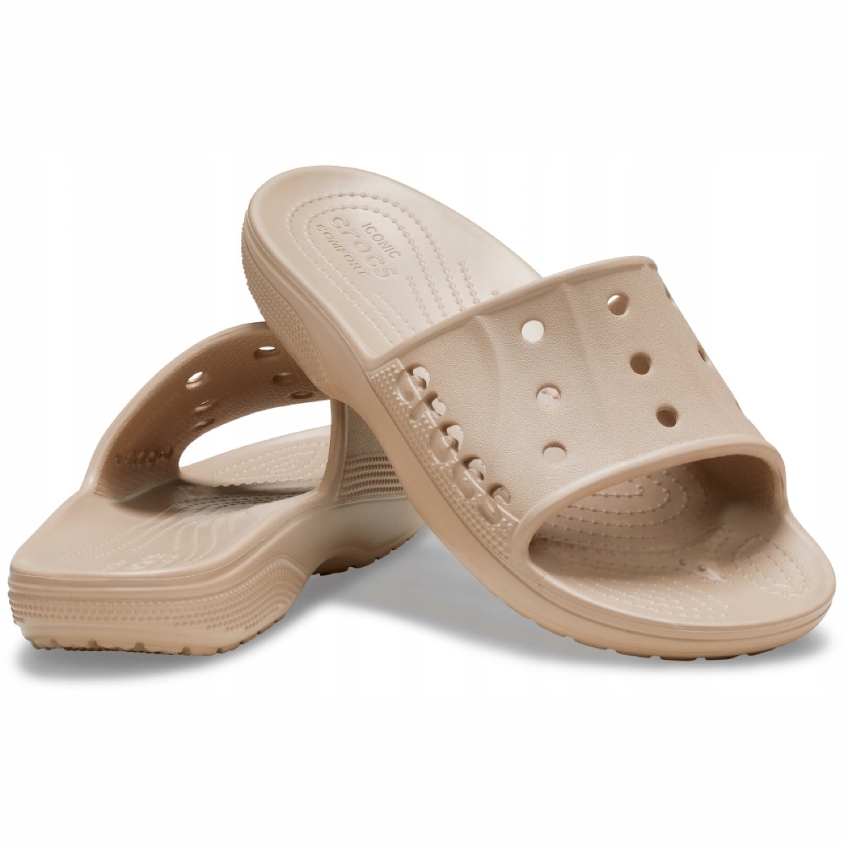 Papuci Femeie, Crocs Baya Slide, Bej, 38-39 EU - eMAG.ro