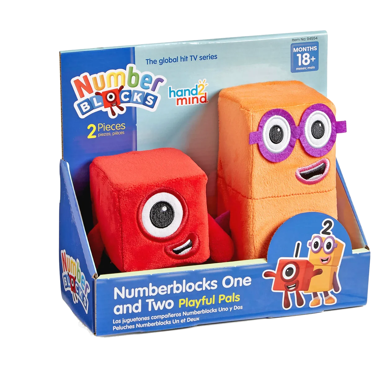 Set mascote din plus Numberblocks - Unu & Doi - eMAG.ro