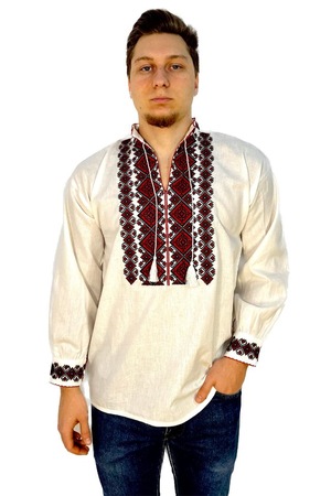 Camasa tip ie barbati RB 187, Dacali, alb/negru mat, marime S - eMAG.ro