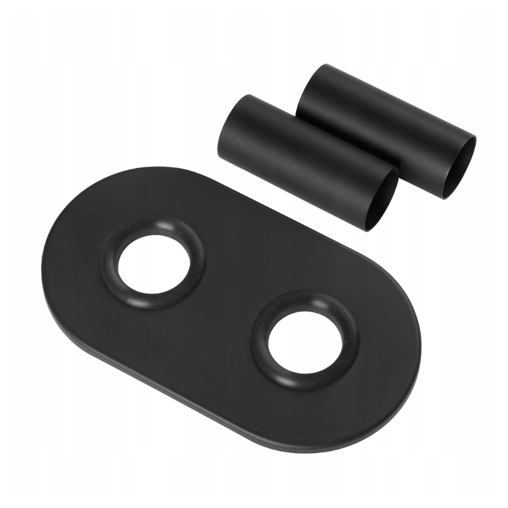 Set 3 piese mascare radiator, Invena, Rozeta, Negru - eMAG.ro