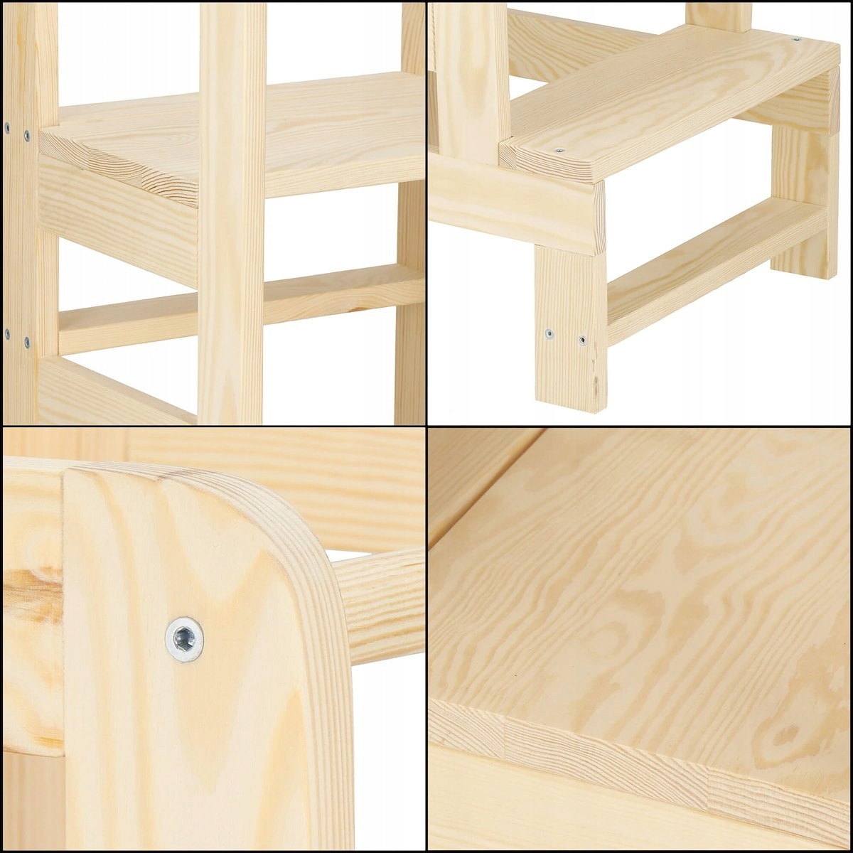 Turn de invatare inaltator multifunctional de bucatarie din lemn ...