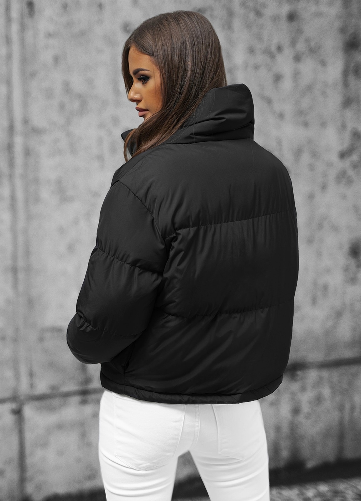 Geaca femei neagra OZONEE JS/5M3115/392 S - eMAG.ro