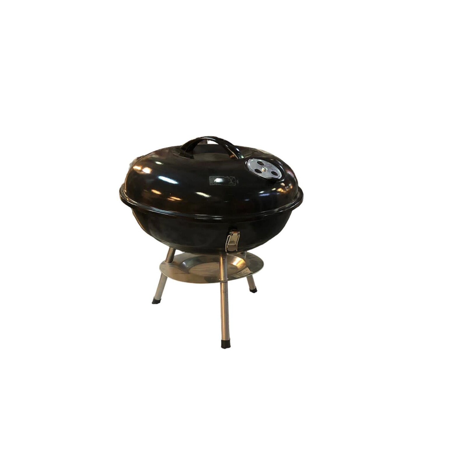 Gratar rotund din metal cu capac,33 cm, FFT140B - eMAG.ro