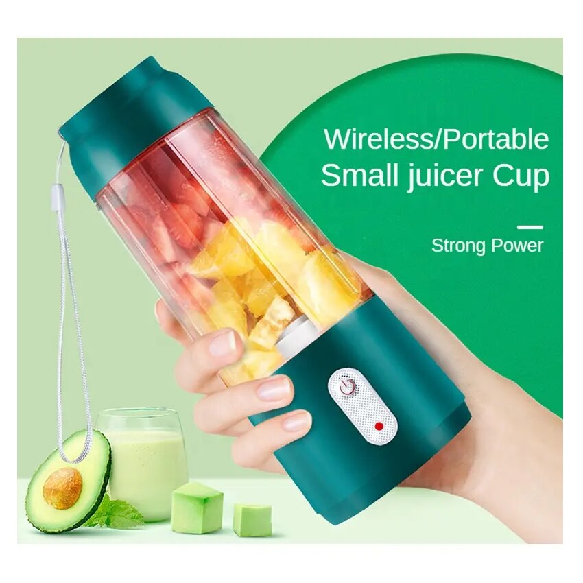 Blender Smart Portabil 300 ml, Verde - eMAG.ro