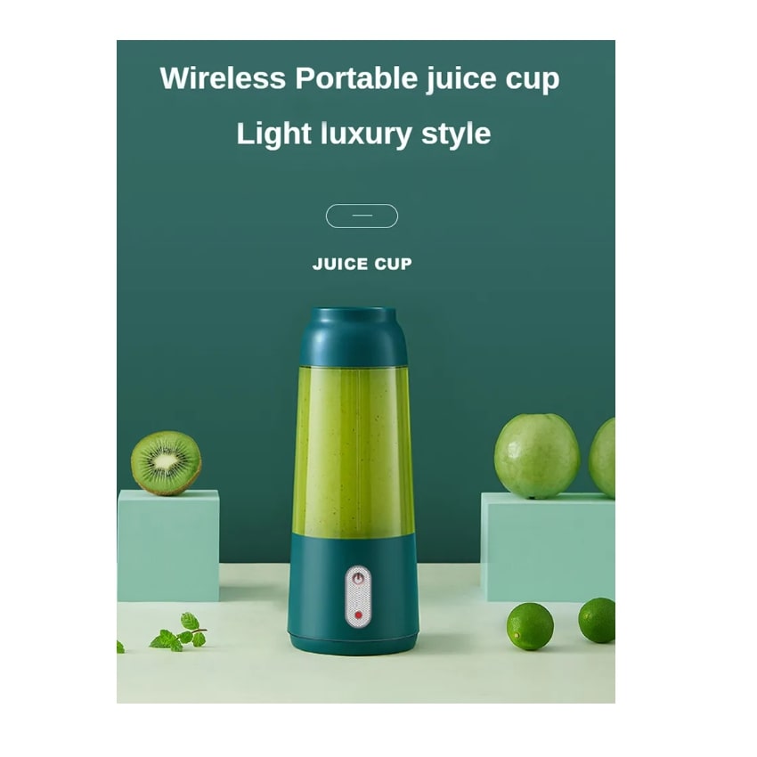 Blender Smart Portabil 300 ml, Verde - eMAG.ro