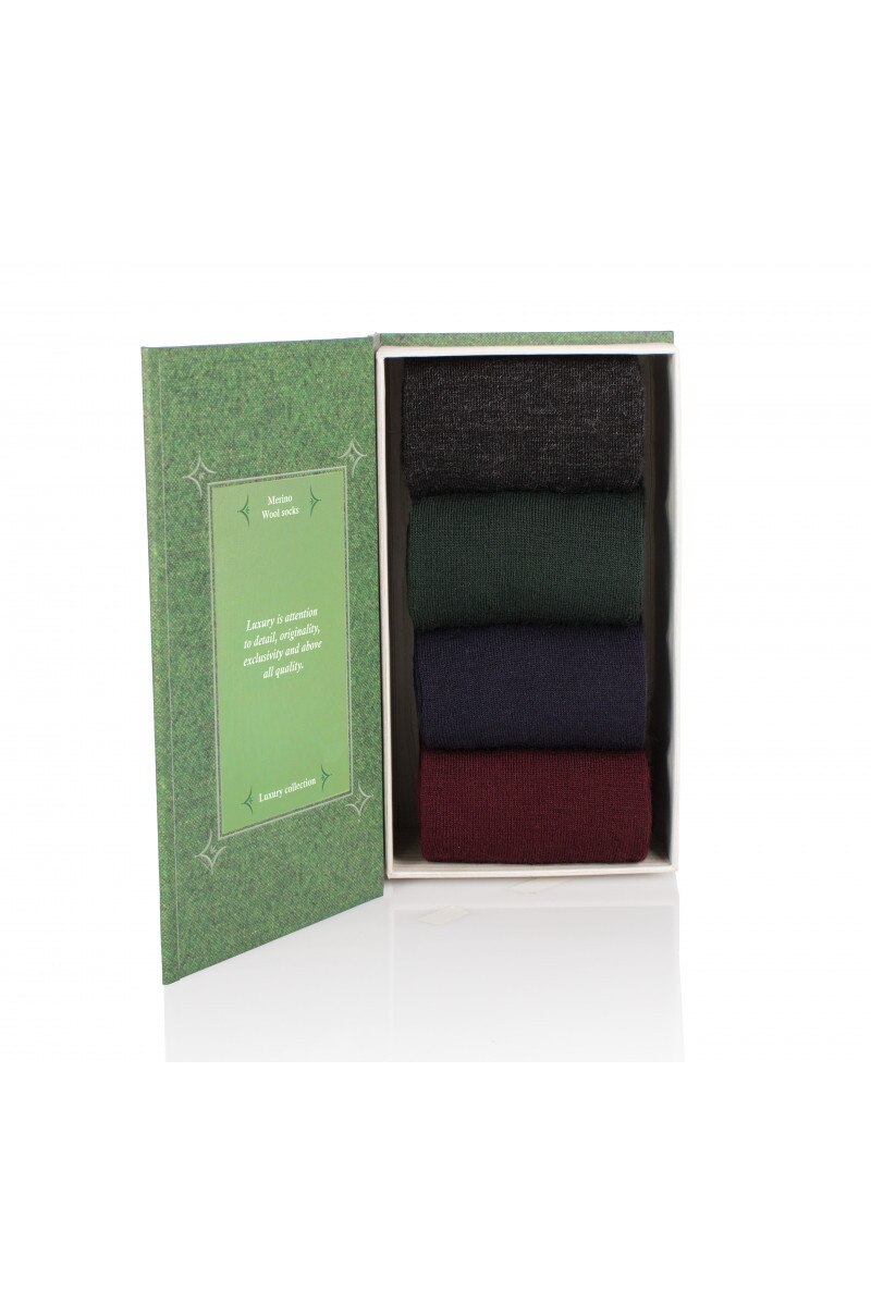 Sosete Merino Luxury Box 4 buc - eMAG.ro