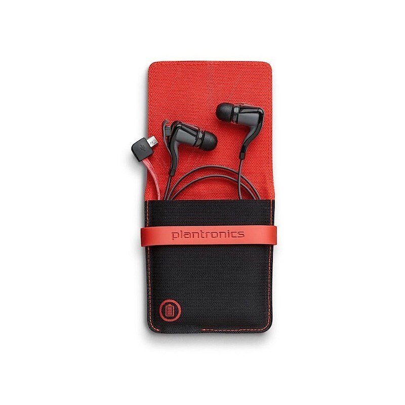 Casti Bluetooth Plantronics Backbeat GO 2 cu Microfon + Husa incarcare ...