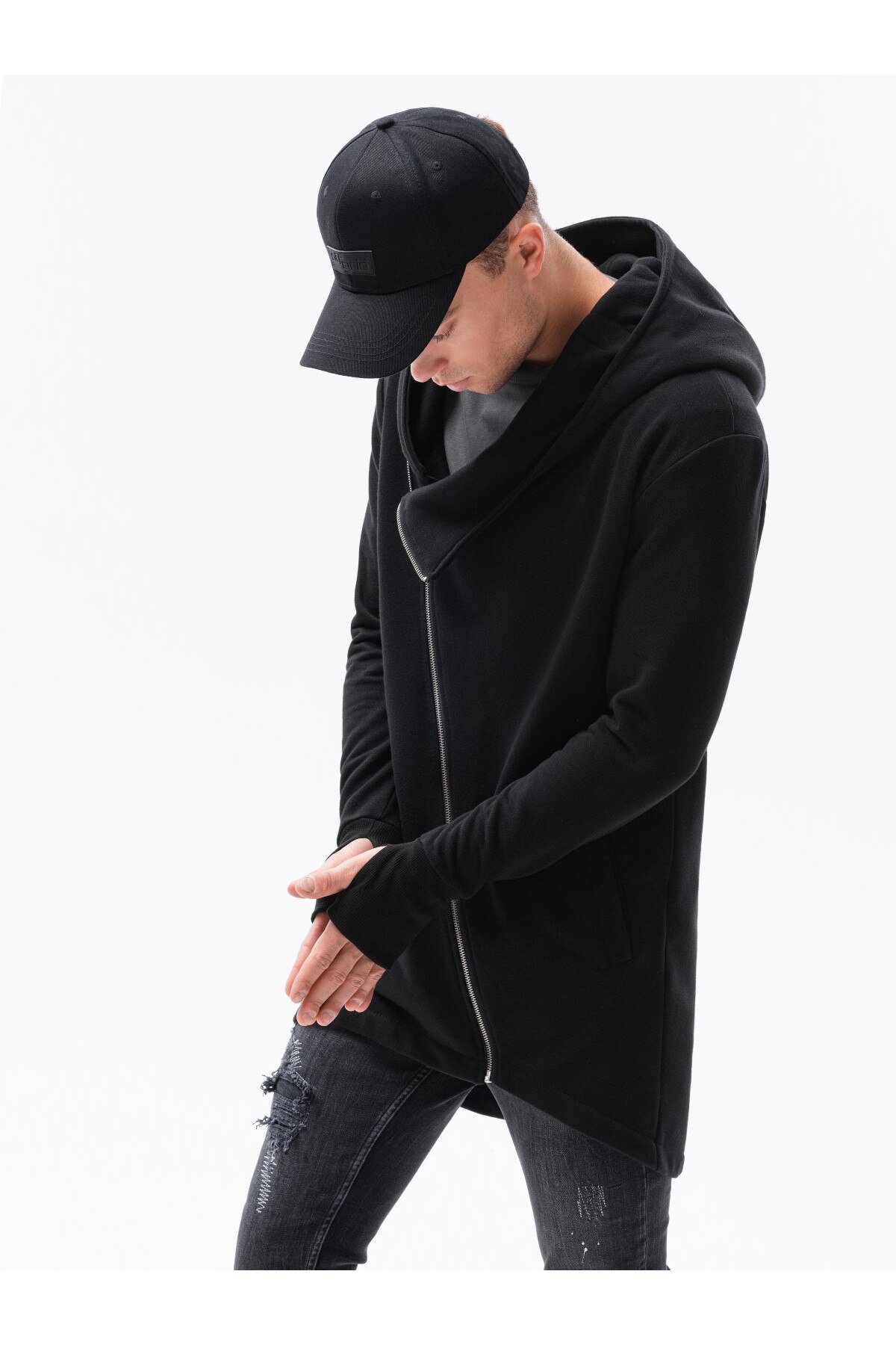 Pulover pentru barbati, OMBRE, Bumbac, Negru, XL - eMAG.ro