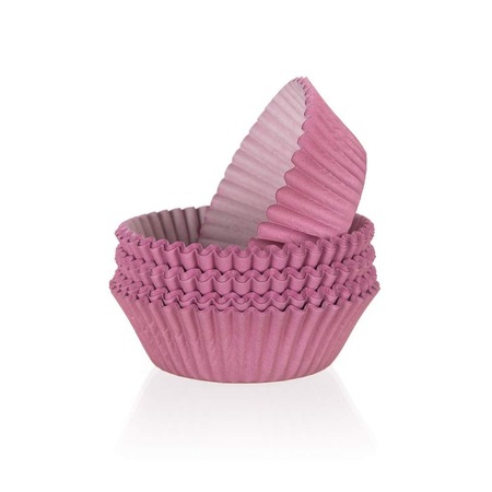 Set forme briose, 8.7 cm, 100 Bucatie, Hartie, Roz - eMAG.ro