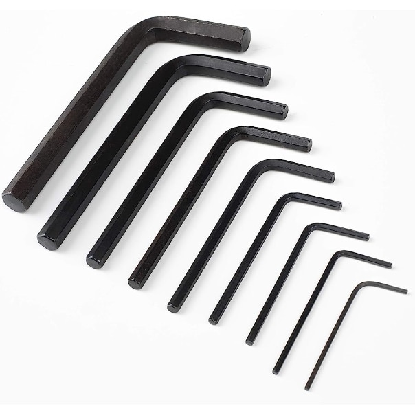 Set Chei Hexagonale Inbus Forma L 8 Piese cu Husa de la 7 la 19 - eMAG.ro