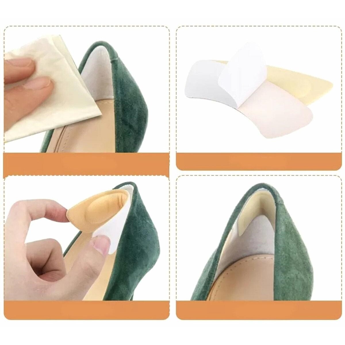 Set 2 branturi cu pernite de calcai, Zola®, pentru pantofi cu toc ...