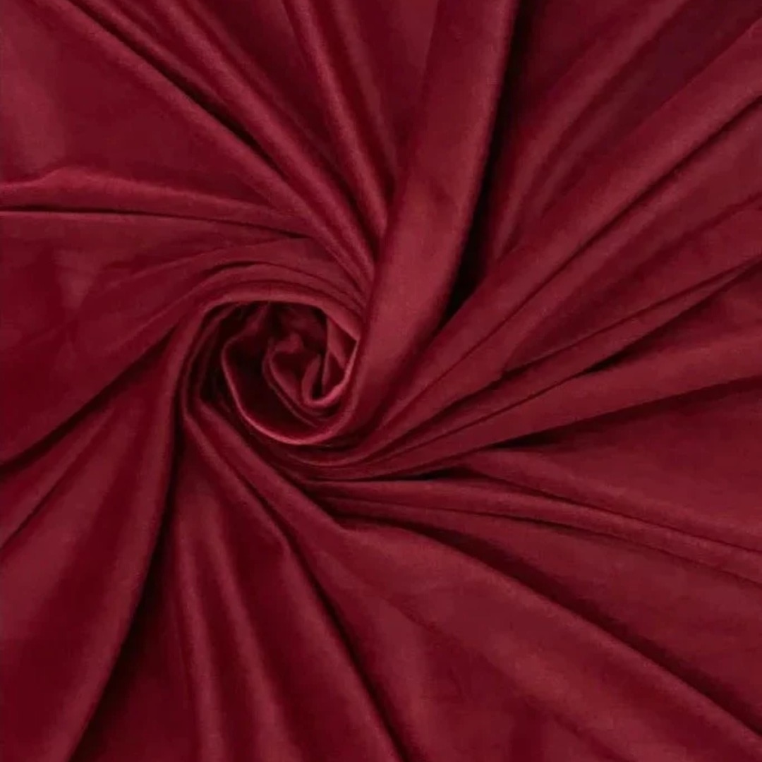 Material textil Catifea, Imprimeu Uni, 160 x 100 cm, Grena - eMAG.ro