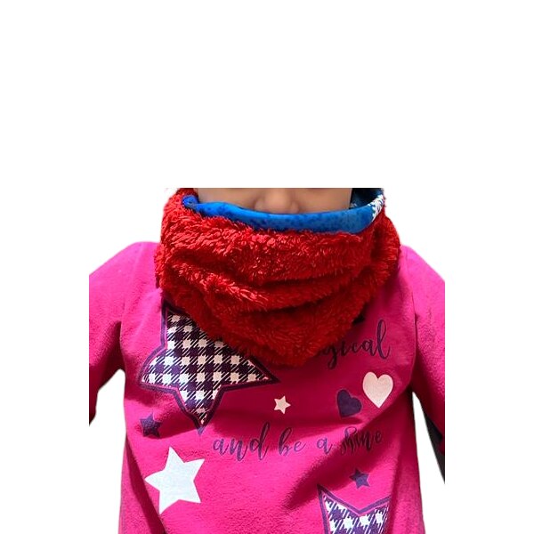 Fular Circular Copii tip guler, Reversibil, Rosalita Senoritas-Snow ...