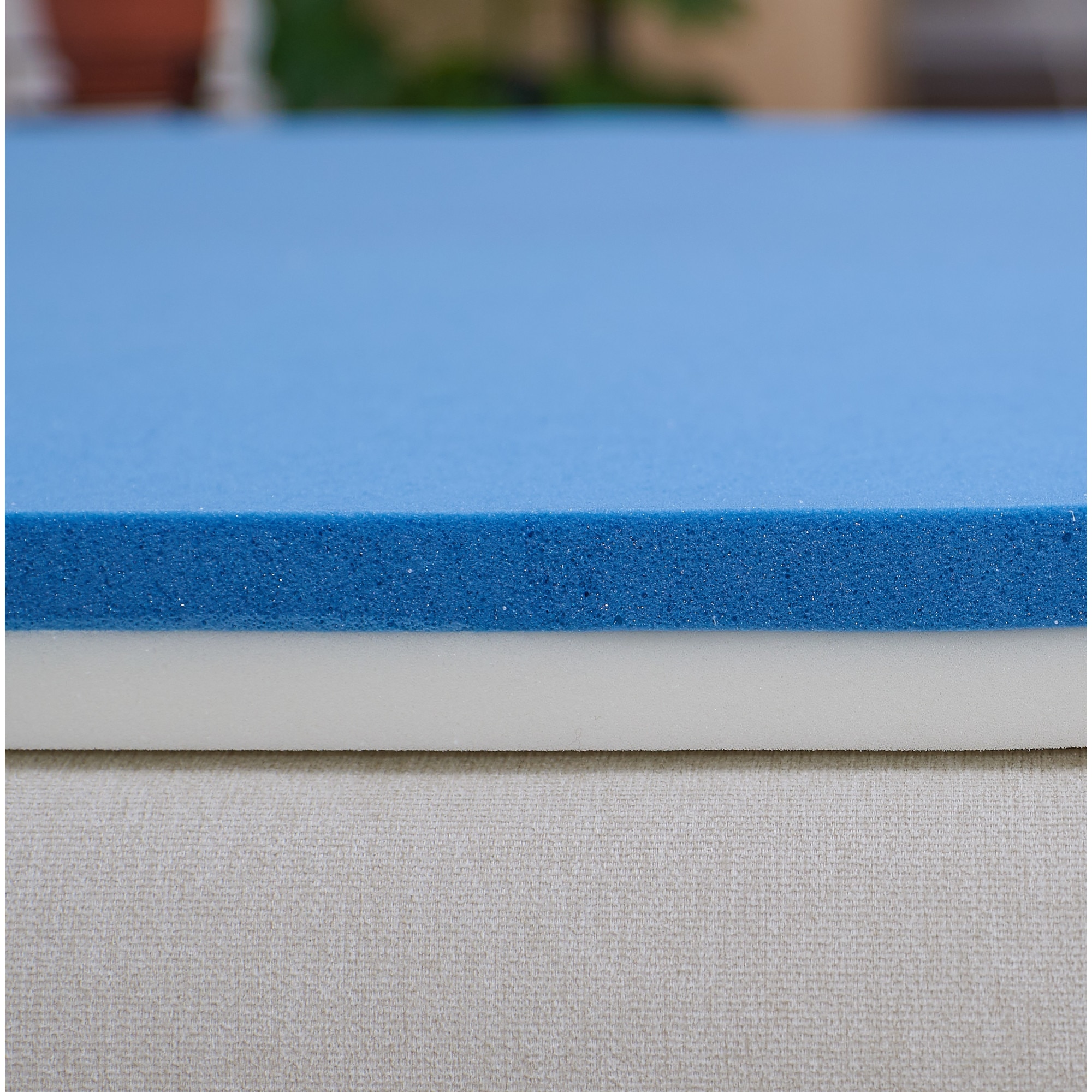 Topper Evrik DeLuxe, spuma cu memorie, husa detasabila si lavabila ...