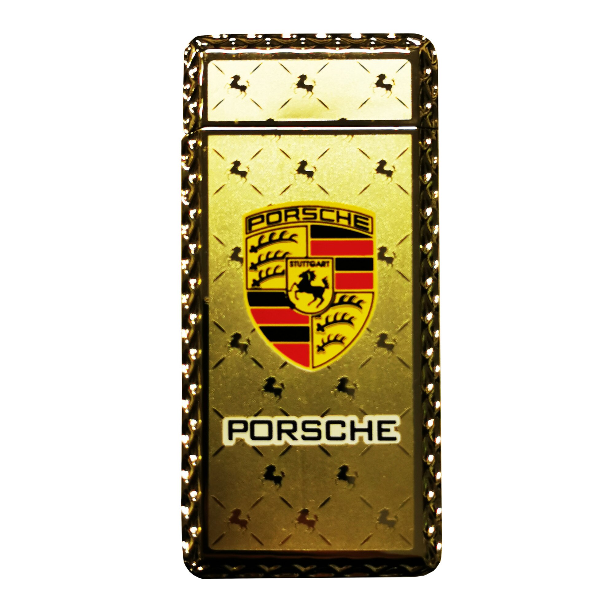 Bricheta metalica cu arc electric elSales Porsche Design, incarcare USB ...