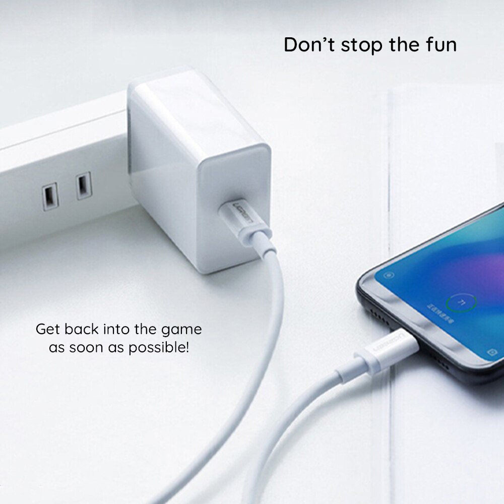 Кабел за зареждане пренос на данни Usb C към Type C Pd60w 3a 2m